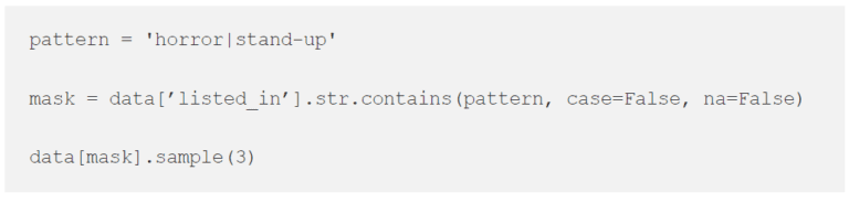 Filter a DataFrame by Partial String or Pattern - SheCanCode